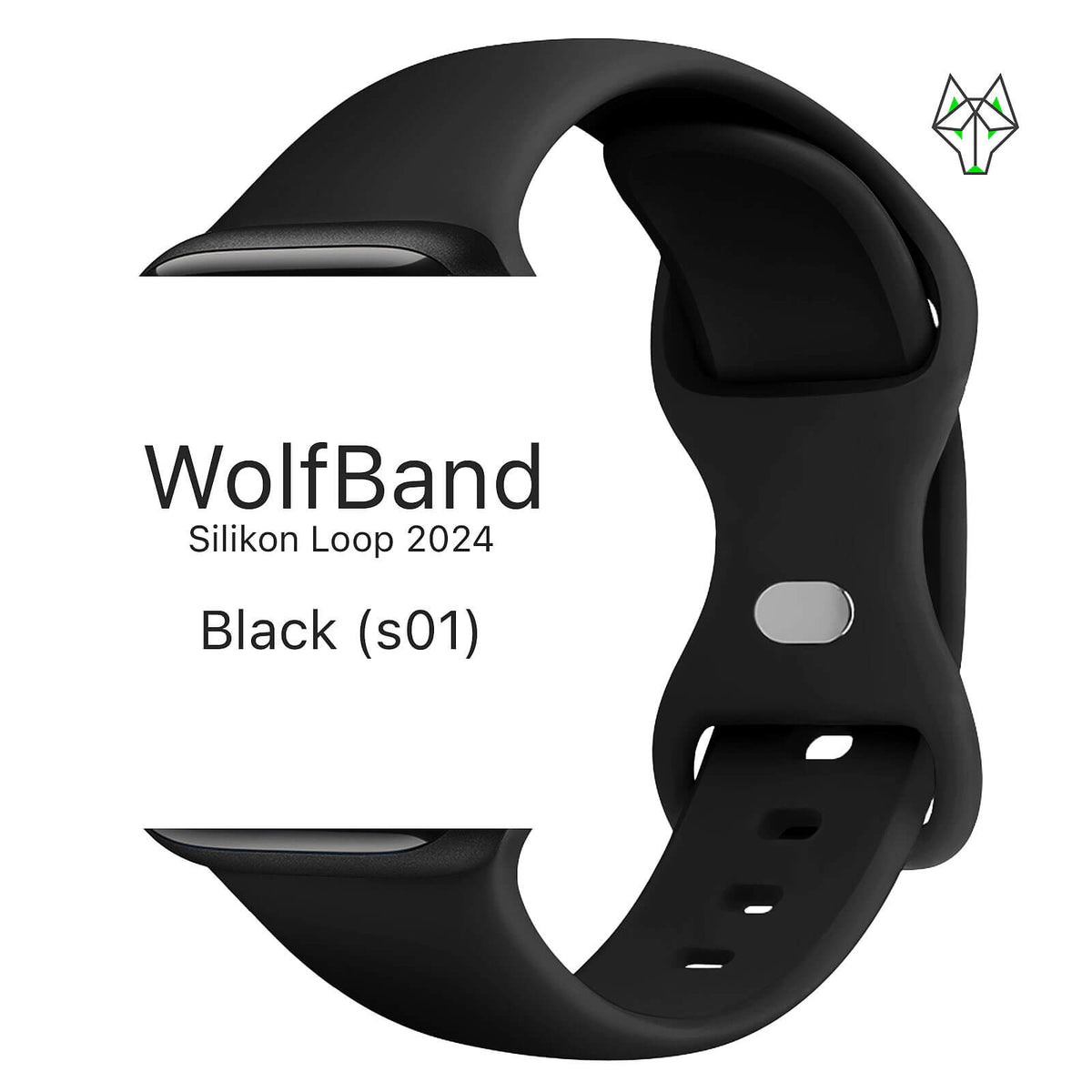 WolfBand Silicone Uni Color Loop 2024 – WolfProtect.de