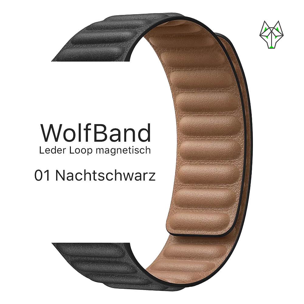 WolfBand leather loop magnetic – WolfProtect.de